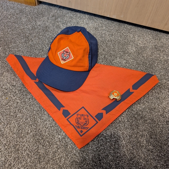 Accessories | Tiger Cub Scout Hat Neckerchief And Slide | Poshmark